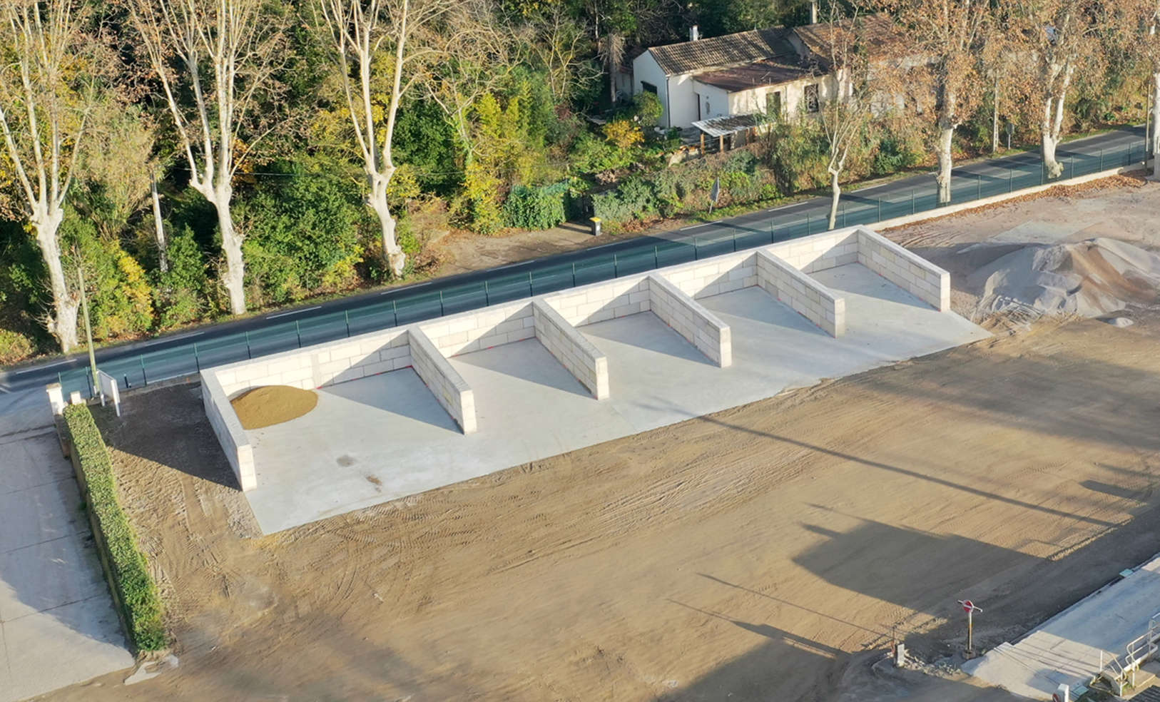 Réalisation de Box de stockage en Blocs de béton